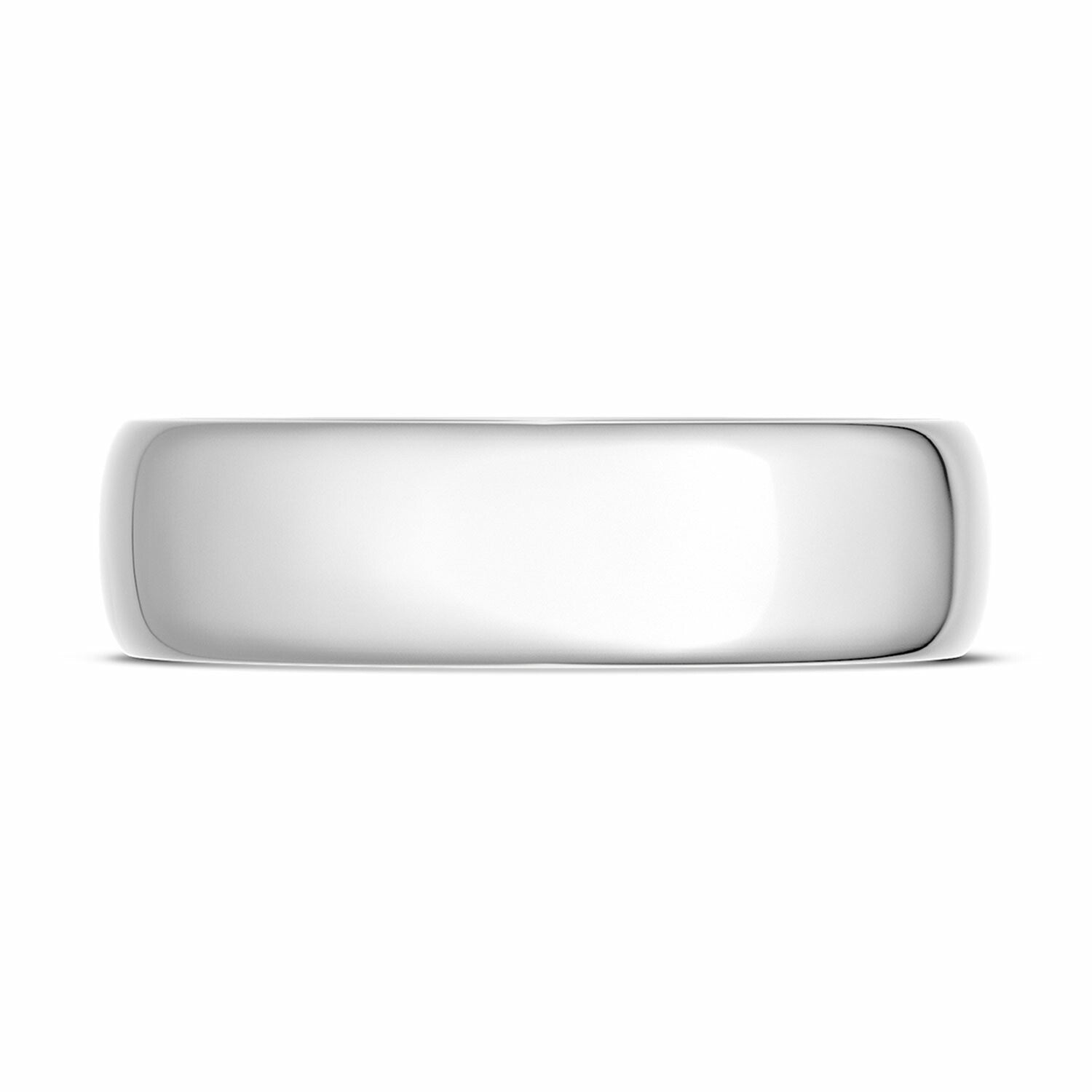 Classic Rounded in High Polish Finish Wedding Band Style # 138 ...