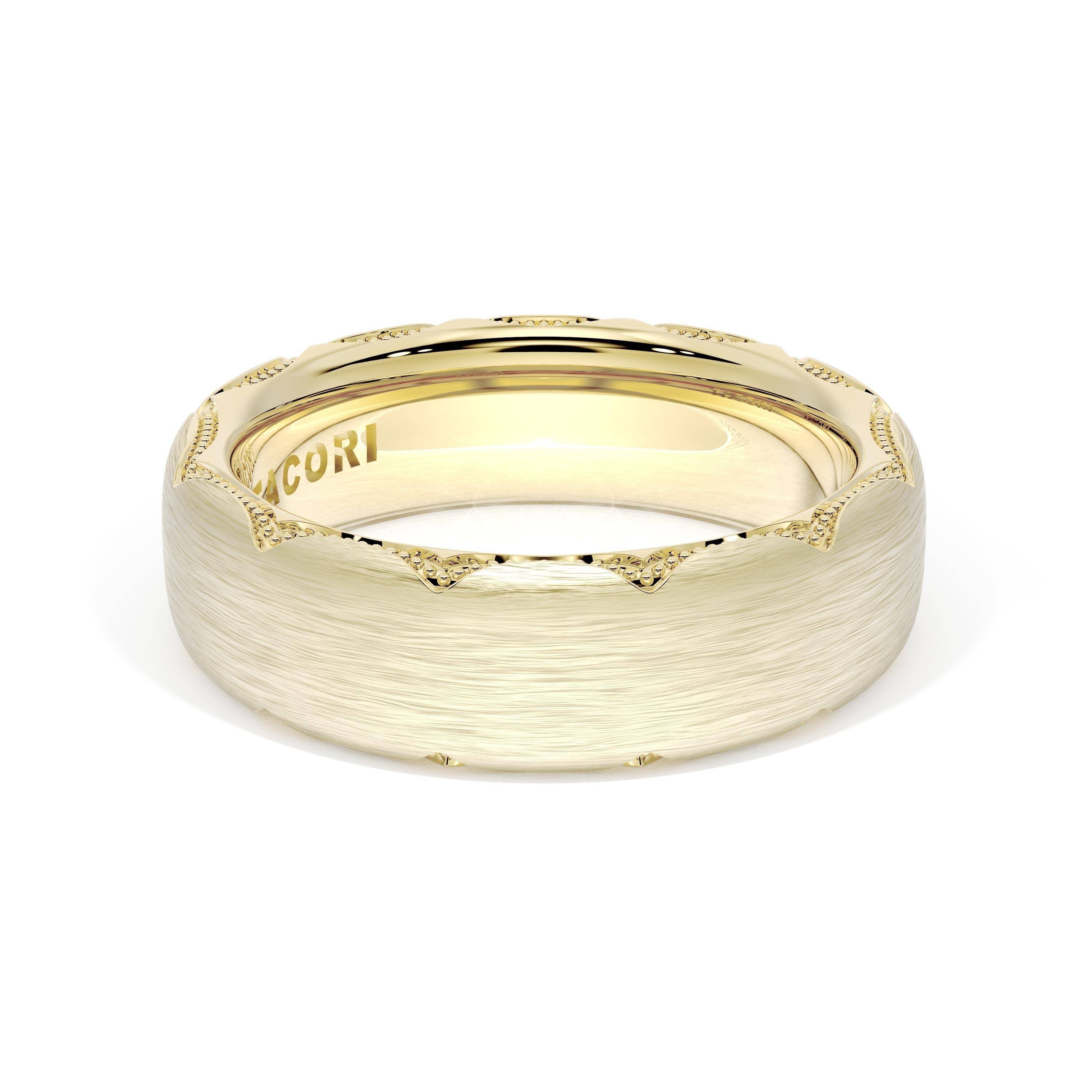 Brushed Finish Wedding Band Style # 4144 BB – Harling's Jewellers